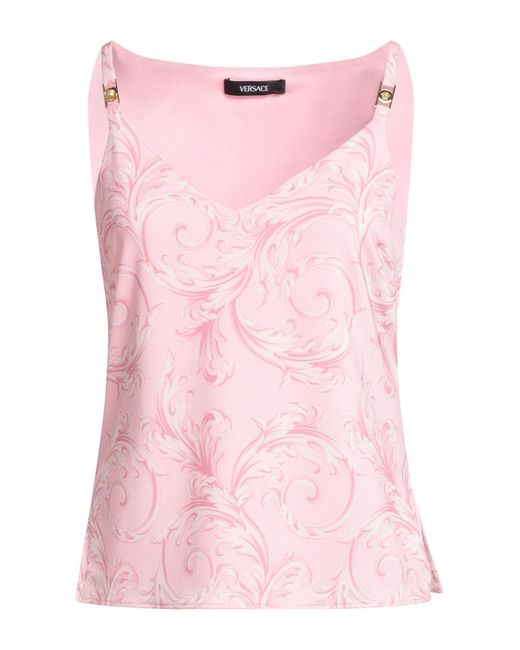 Versace Top in Pink | Lyst UK