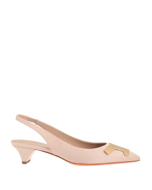 Santoni Blush Pumps Textile Fibers in Pink | Lyst