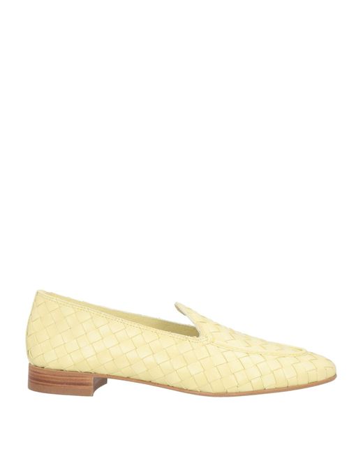 Pertini Pastel Loafers Leather in Natural | Lyst