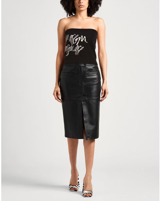 MSGM Tops in Black | Lyst UK