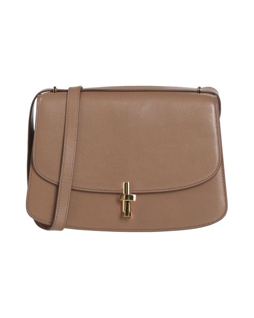 The Row Cross-Body Bag Goat Skin in Brown | Lyst