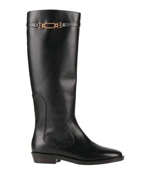 Bally Boot Leather in Black | Lyst