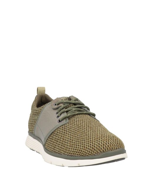 Timberland Military Sneakers Textile Fibers, Leather in Green for Men ...