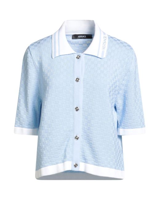 Versace Cardigans in Blue | Lyst UK