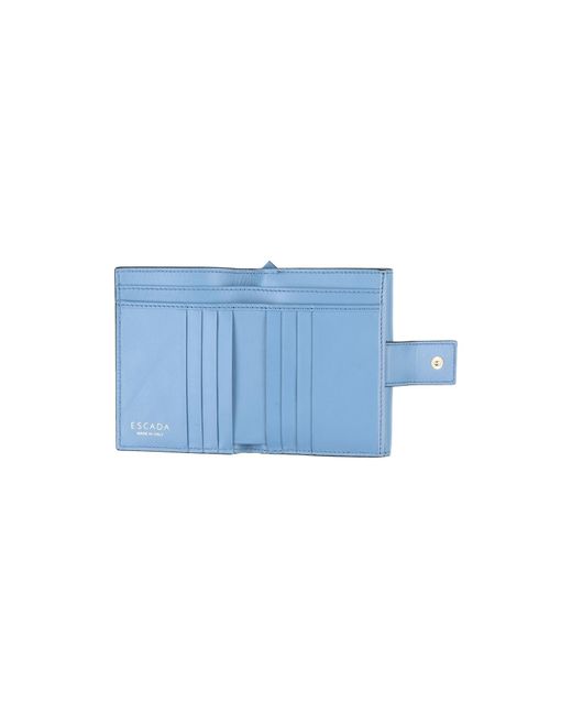 ESCADA Sky Wallet Soft Leather in Blue | Lyst