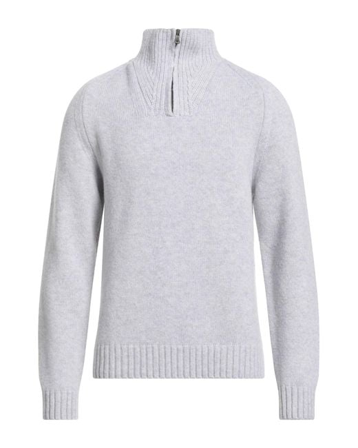 Irish Crone Light Sweater Wool in Blue for Men | Lyst UK