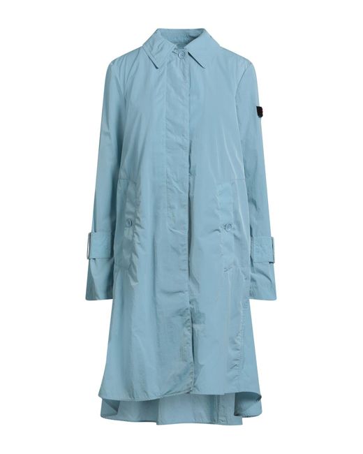 Peuterey Overcoat & Trench Coat in Blue | Lyst UK
