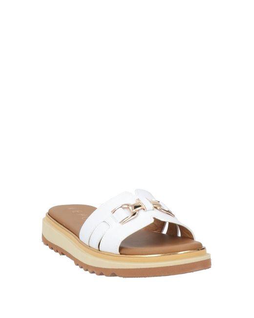 Repo Sandals Textile Fibers in White | Lyst