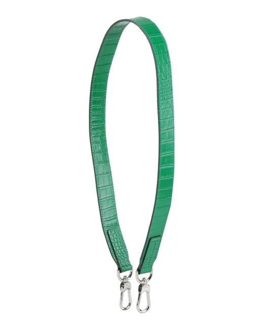 Longchamp Bag Strap Leather in Green | Lyst UK