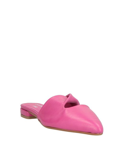 ESSENTIAL L.A.B. Mules & Clogs Leather in Pink | Lyst