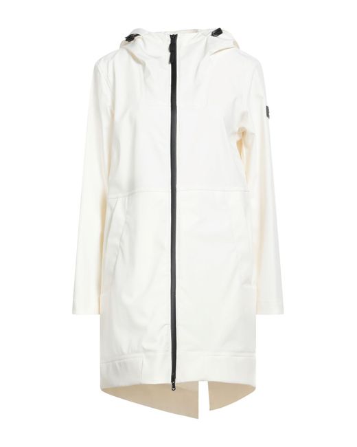 Peuterey Overcoat & Trench Coat in White | Lyst UK
