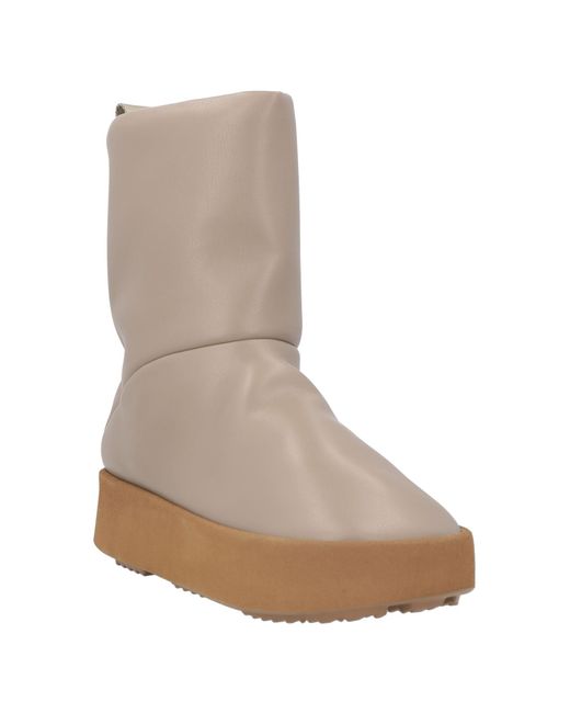 PIUMESTUDIO Ankle Boots Textile Fibers in Brown | Lyst