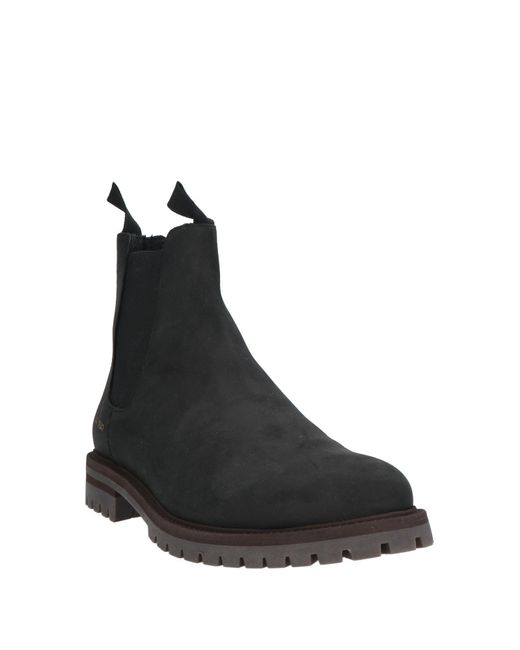 Common Projects Soft Leather Chelsea Ankle Boots in Black for Men | Lyst