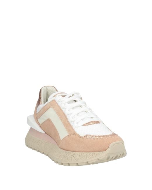 Janet & Janet Sneakers Leather, Textile Fibers in Natural | Lyst
