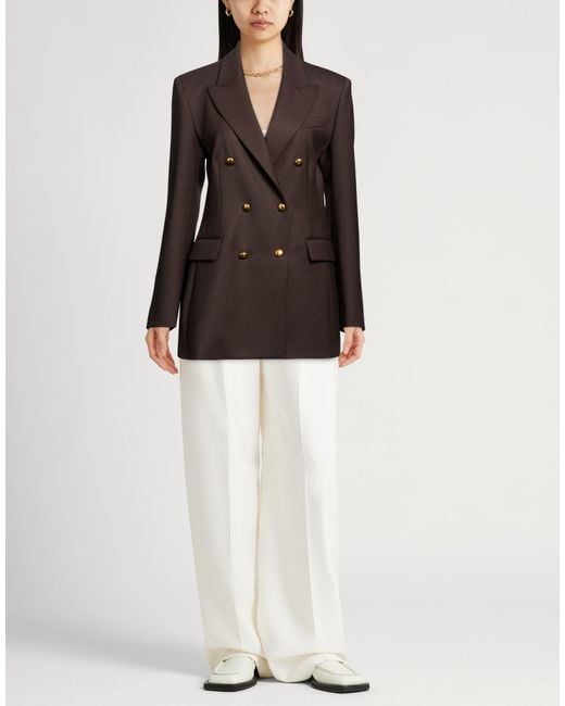 P.A.R.O.S.H. Blazer in Brown | Lyst