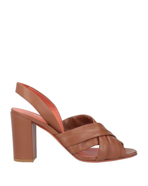 Santoni Sandals in Brown | Lyst