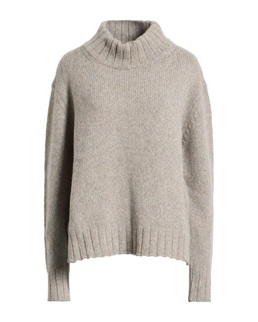 Aragona Turtleneck Baby Alpaca Wool, Merino Wool in Grey | Lyst UK