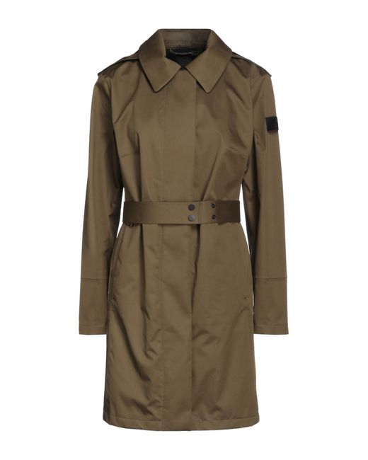 Peuterey Military Overcoat & Trench Coat Cotton, Polyamide in Green ...