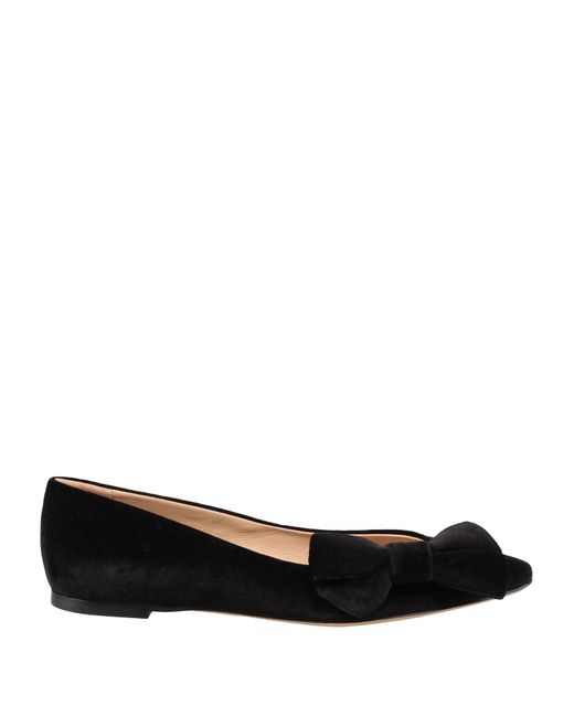 Chloé Ballet Flats Textile Fibers in Black | Lyst