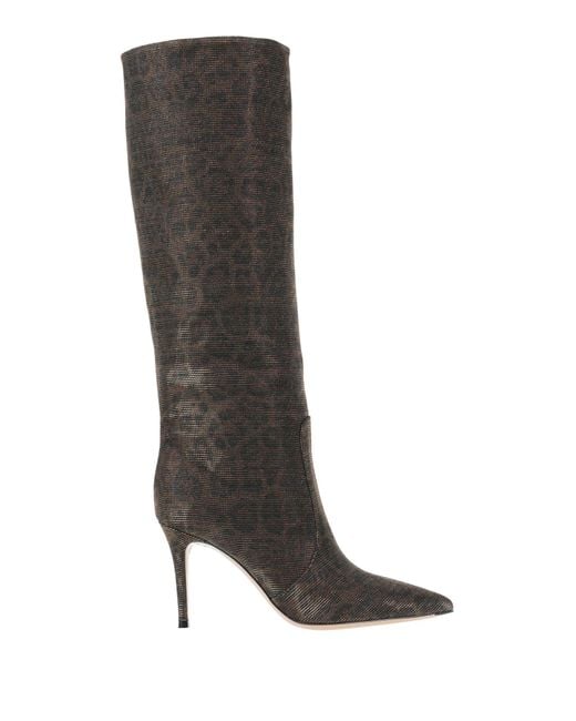 Gianvito Rossi Boot Textile Fibers in Brown | Lyst