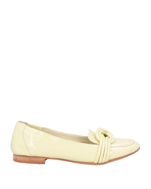 Bruglia Loafers Leather in Natural | Lyst