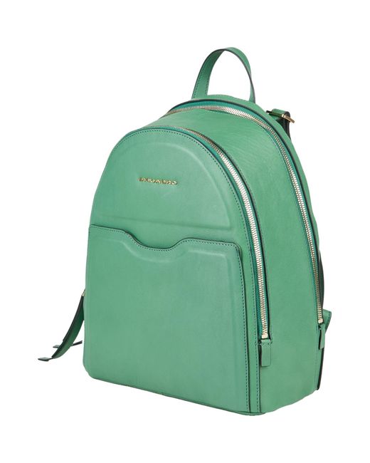 Piquadro Rucksack in Green | Lyst UK