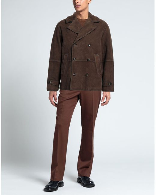 The Jack Leathers Coat Leather in Brown for Men | Lyst