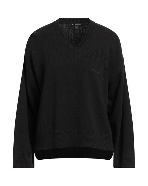 ARMANI EXCHANGE Sweaters in Black | Lyst UK