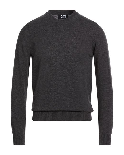 Alpha Studio Sweaters in Black for Men | Lyst UK
