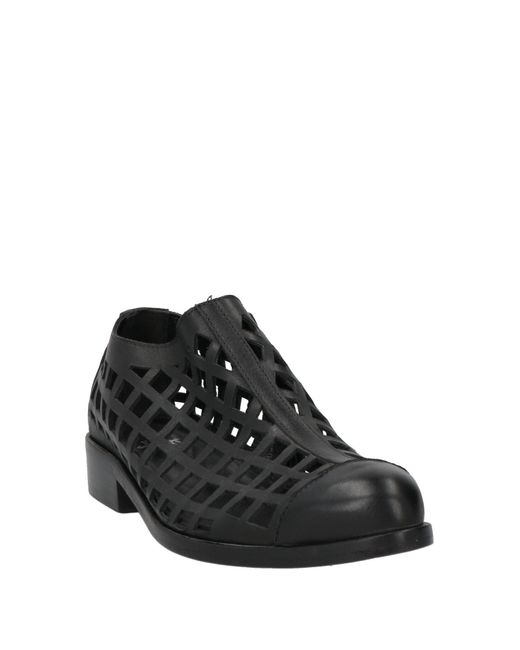 Jfk Loafers Leather in Black | Lyst