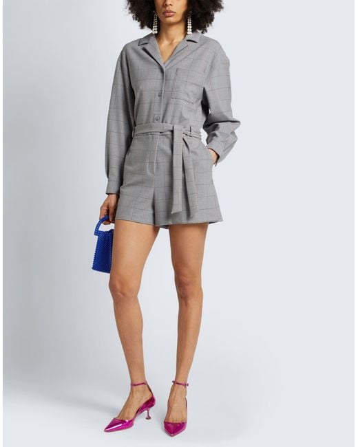 Maje Jumpsuit in Gray | Lyst