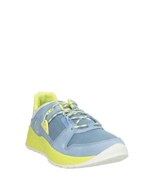 Timberland Pastel Sneakers Leather, Textile Fibers in Blue | Lyst