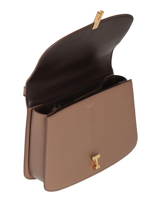 The Row Cross-Body Bag Goat Skin in Brown | Lyst