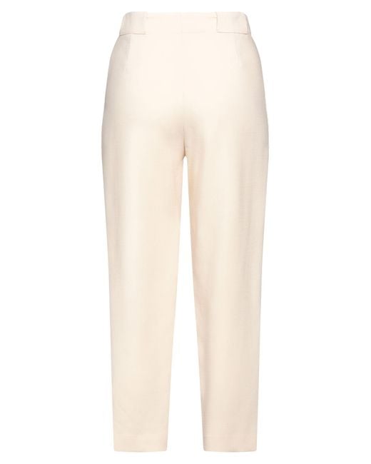 The Row Pants Virgin Wool in White | Lyst