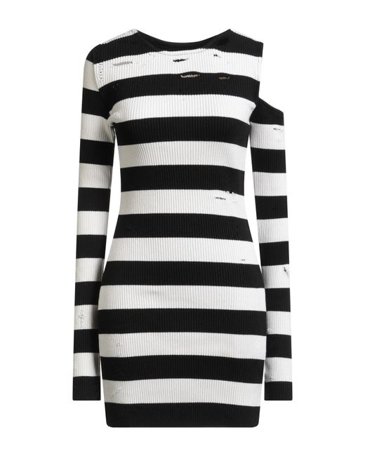 Amiri Mini Dress Cotton, Cashmere in Black | Lyst