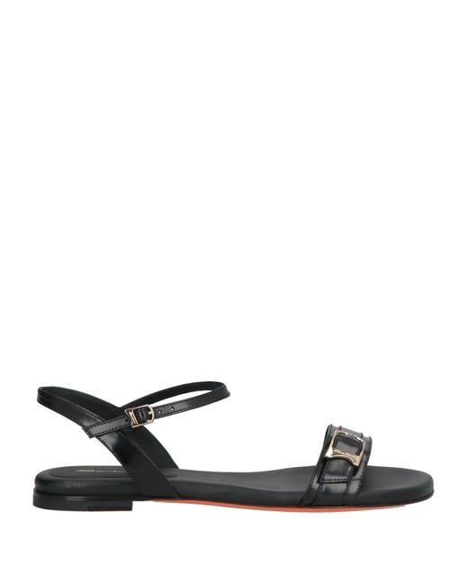 Santoni Sandals in Black | Lyst