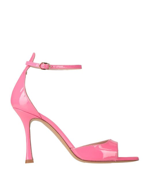 Roberto Festa Fuchsia Sandals Leather in Pink | Lyst