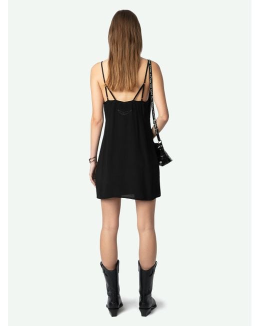 Zadig & Voltaire Rameli Dress in Black | Lyst UK