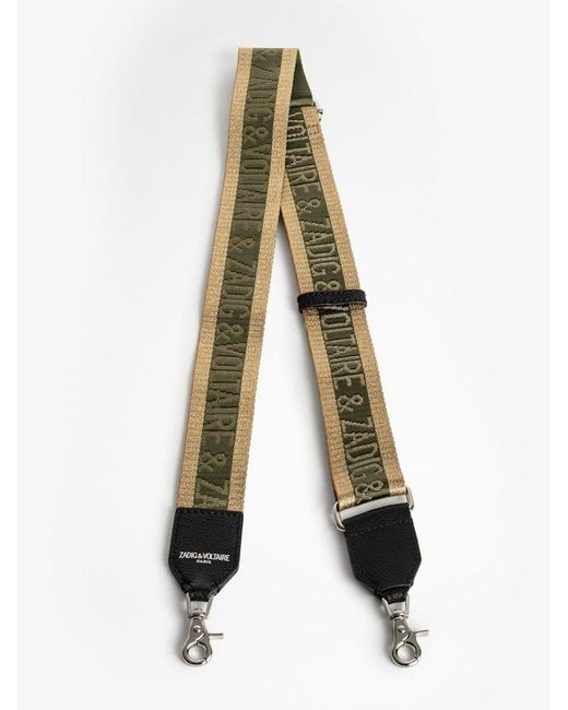 Zadig & Voltaire Zadig Glitter Shoulder Strap | Lyst UK