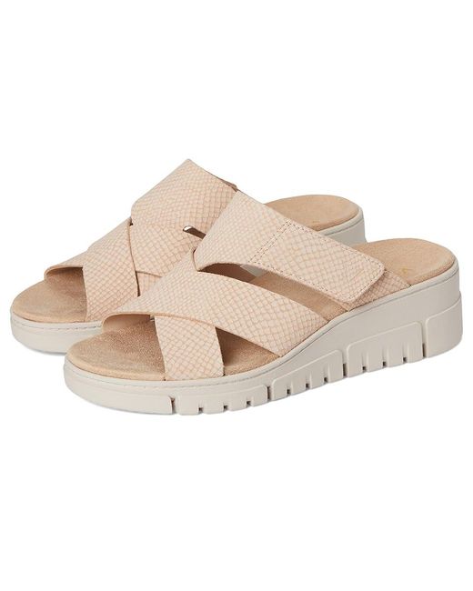 Vionic Uptown Sunset Wedge Shoes, Leather | Lyst