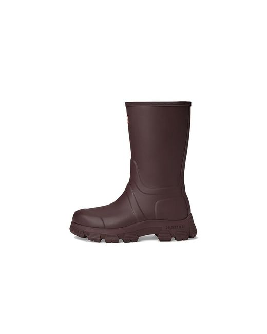 HUNTER Micah Rain Boots, Rubber in Brown | Lyst