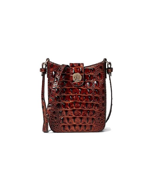 Brahmin Melbourne Marley Crossbody (Pecan 1) Handbags in Black | Lyst