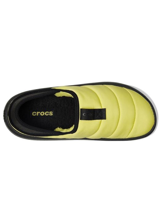 Crocs™ Classic Puff Moc (Cyber/Multi) Slippers in Yellow | Lyst