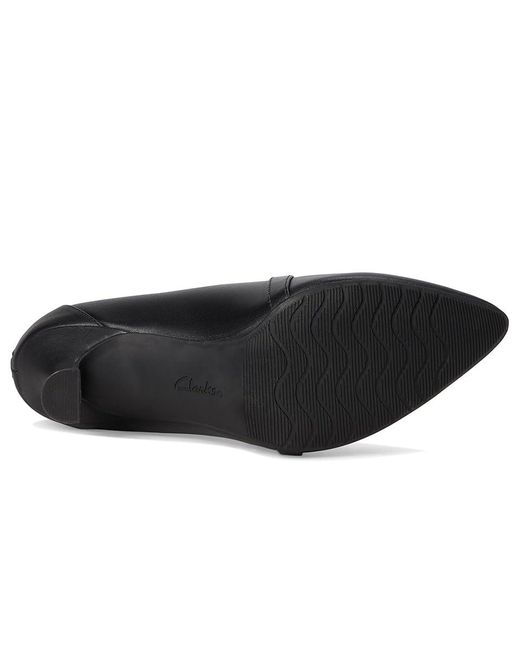 Clarks Kataleyna Sol ( Leather) High Heels in Black | Lyst