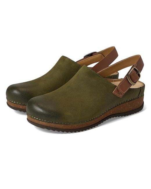 Dansko Merrin ( Burnished Suede) Shoes in Green | Lyst