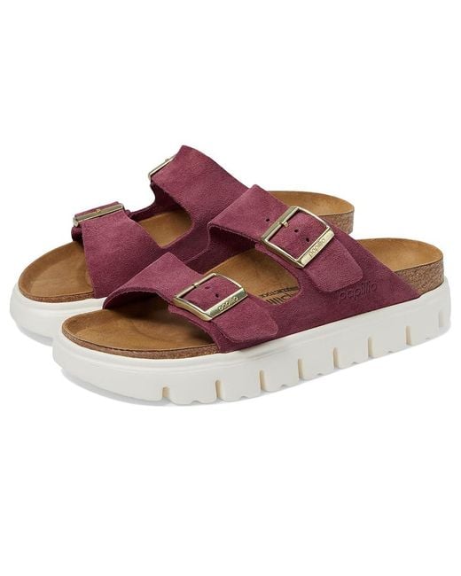 Birkenstock Papillio By Arizona Chunky Platform Sandal (Berry Crush ...