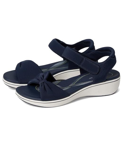 Clarks Breeze Rae Sara Sandals 10 D in Blue | Lyst