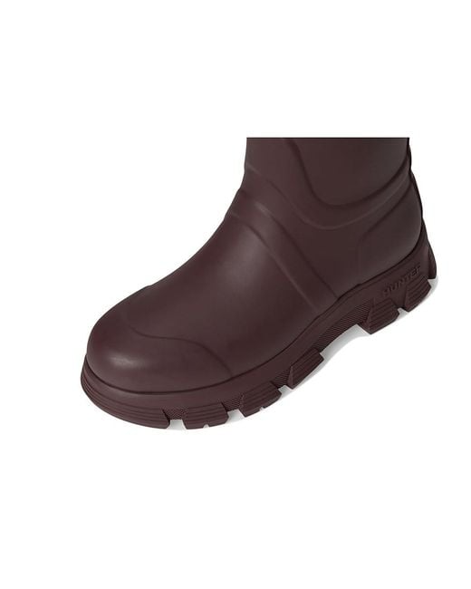 HUNTER Micah Rain Boots, Rubber in Brown | Lyst