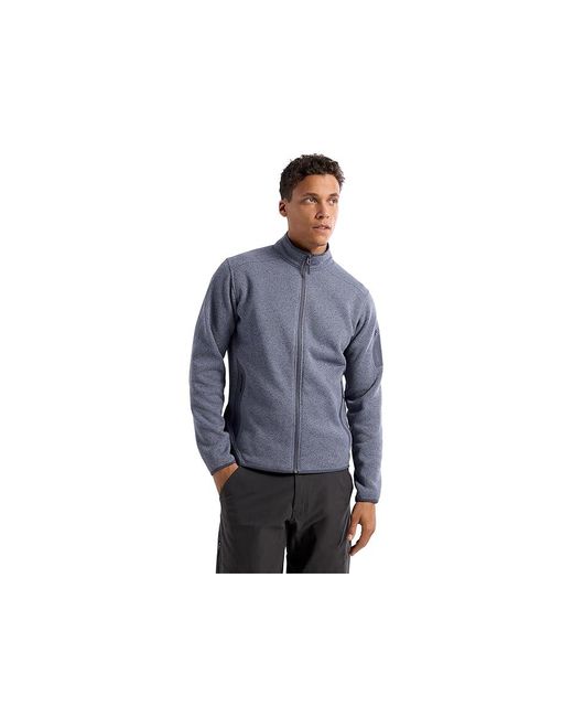 Arc'teryx Full-Zip Fleece Cardigan Jacket in Black for Men | Lyst