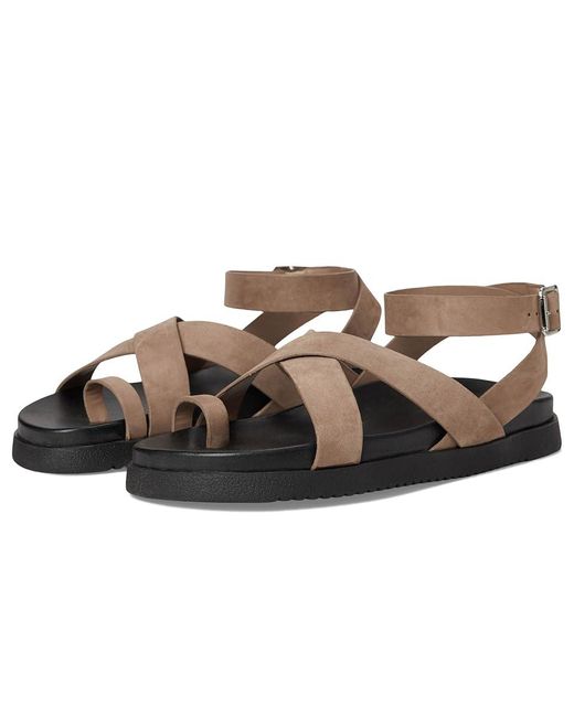 Steve Madden Mira Sandals, Suede in Black | Lyst